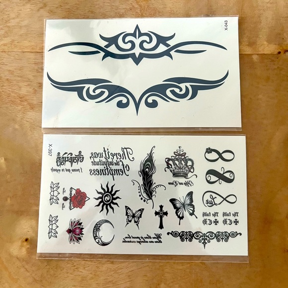 Makeup | Temporary Tattoo Sheets | Poshmark